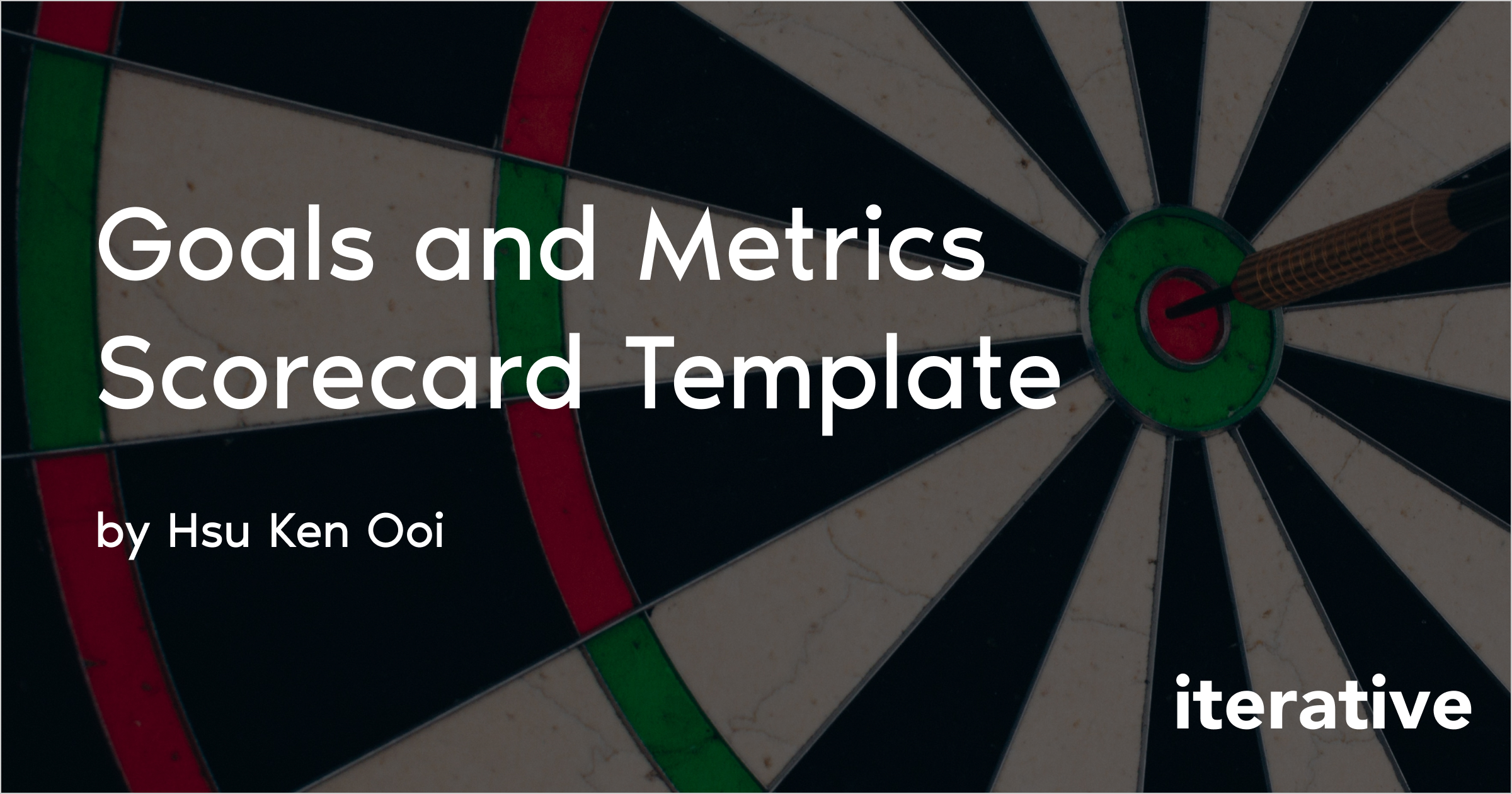 Goals and Metrics Scorecard Template