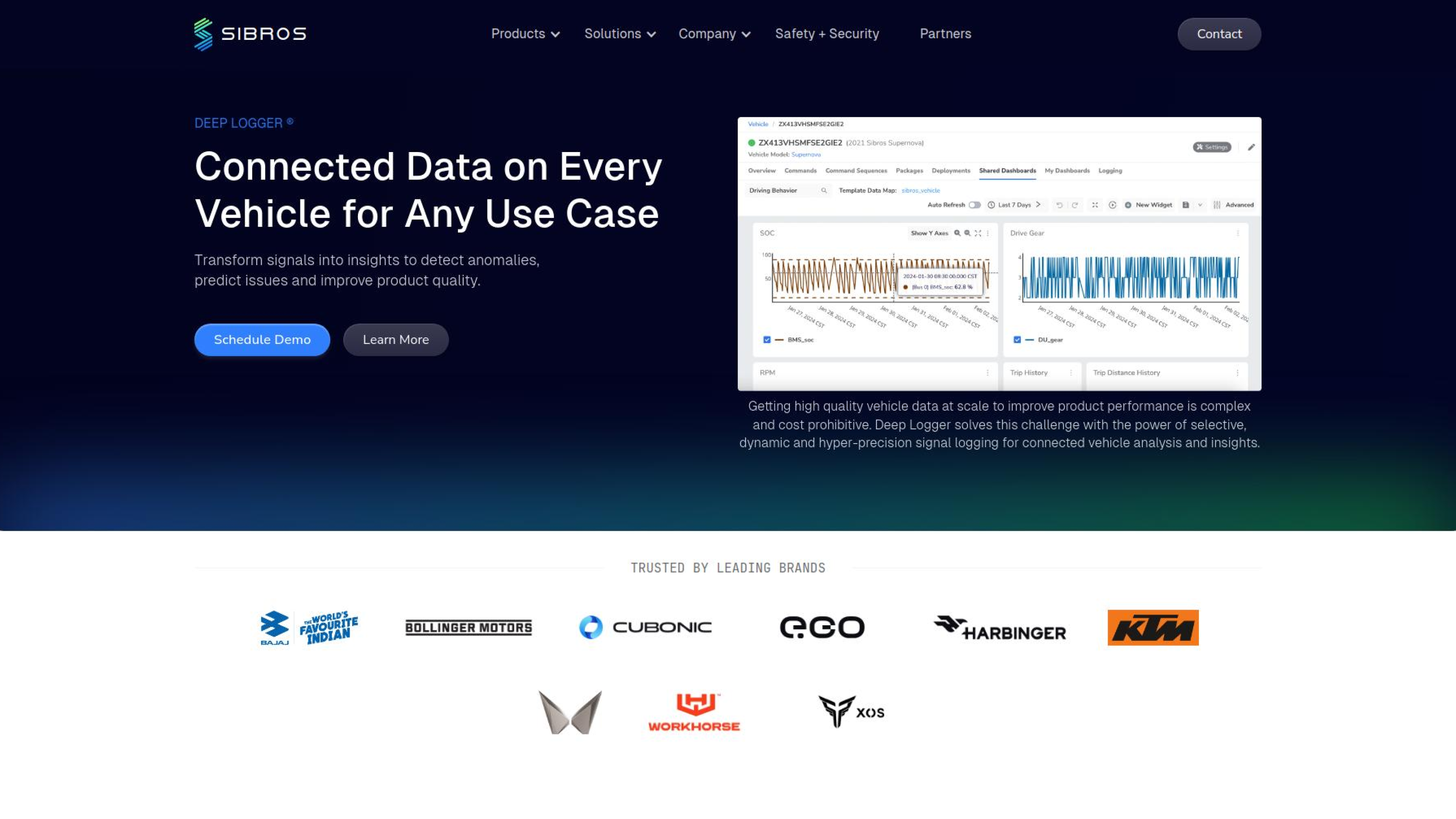 Comprehensive Deep Logger for Connected Vehicles | Sibros