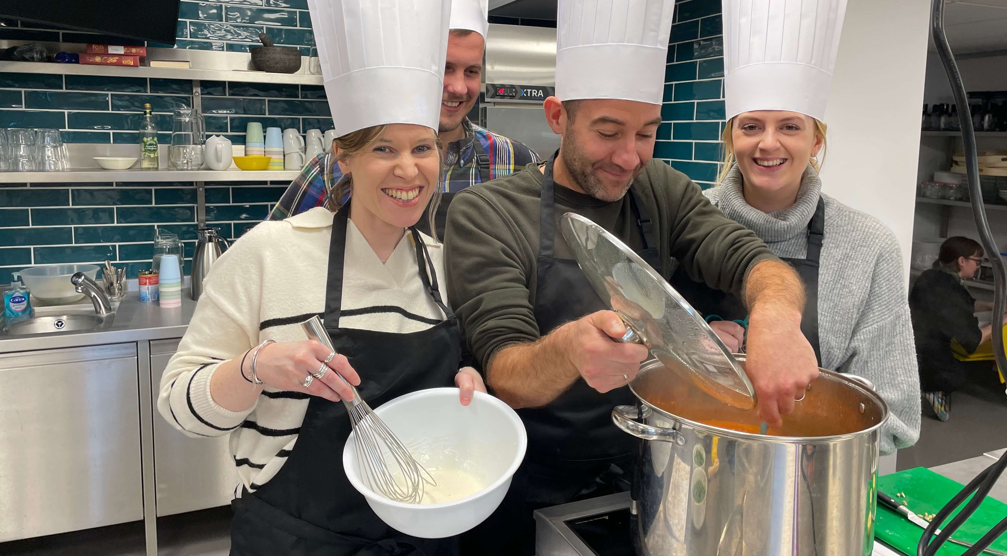 Team building cooking activities that give back I Cook for Good