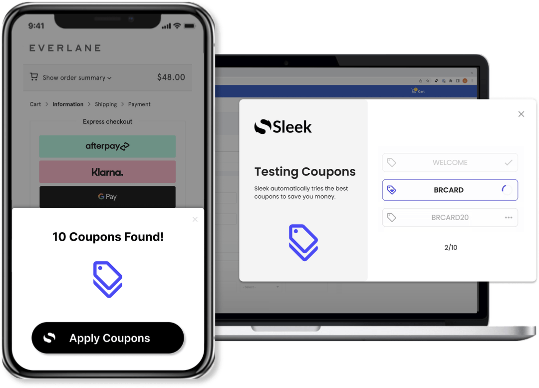 Sleek | Rewards, Seamless Checkout, and Coupons