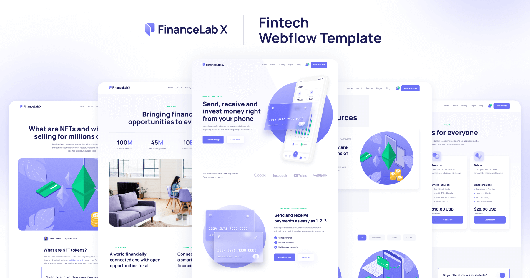 Checkout (PayPal) - Financelab X - Webflow Ecommerce Website Template