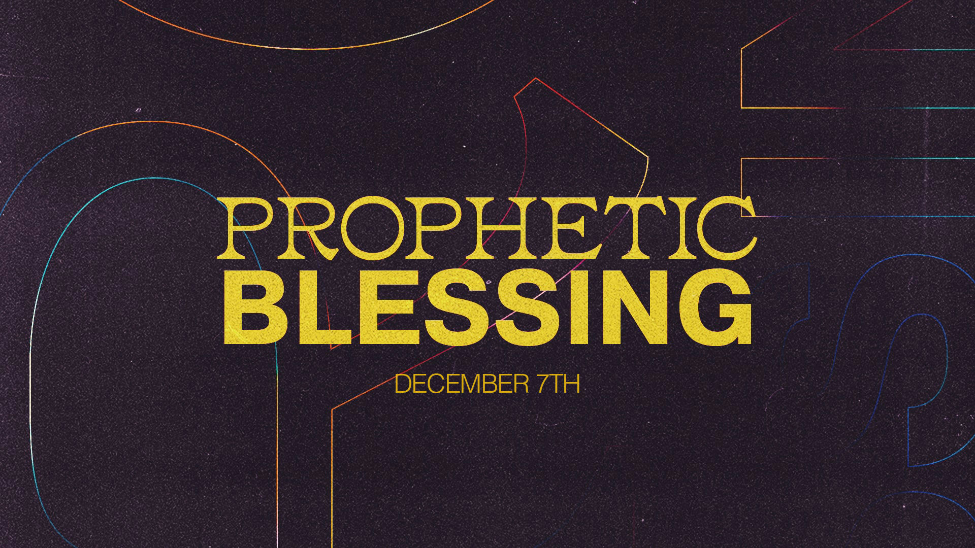 Prophetic Blessing