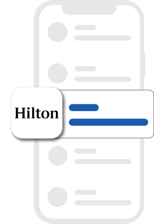 Messaging in the Hilton Honors App | Kipsu