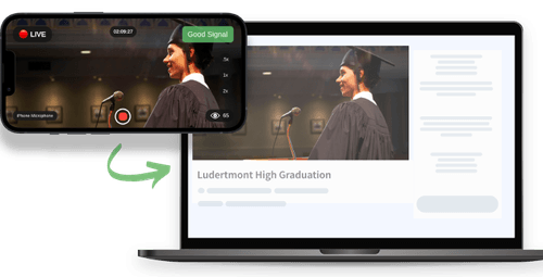 Live Stream Graduation Ceremony | Share the Moment with EventLive