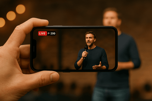 How to Live Stream from a Mobile Phone - EventLive