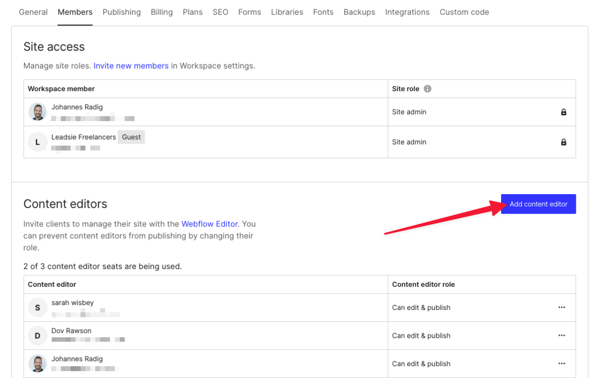 How to Give and Request Access to Webflow in 2024