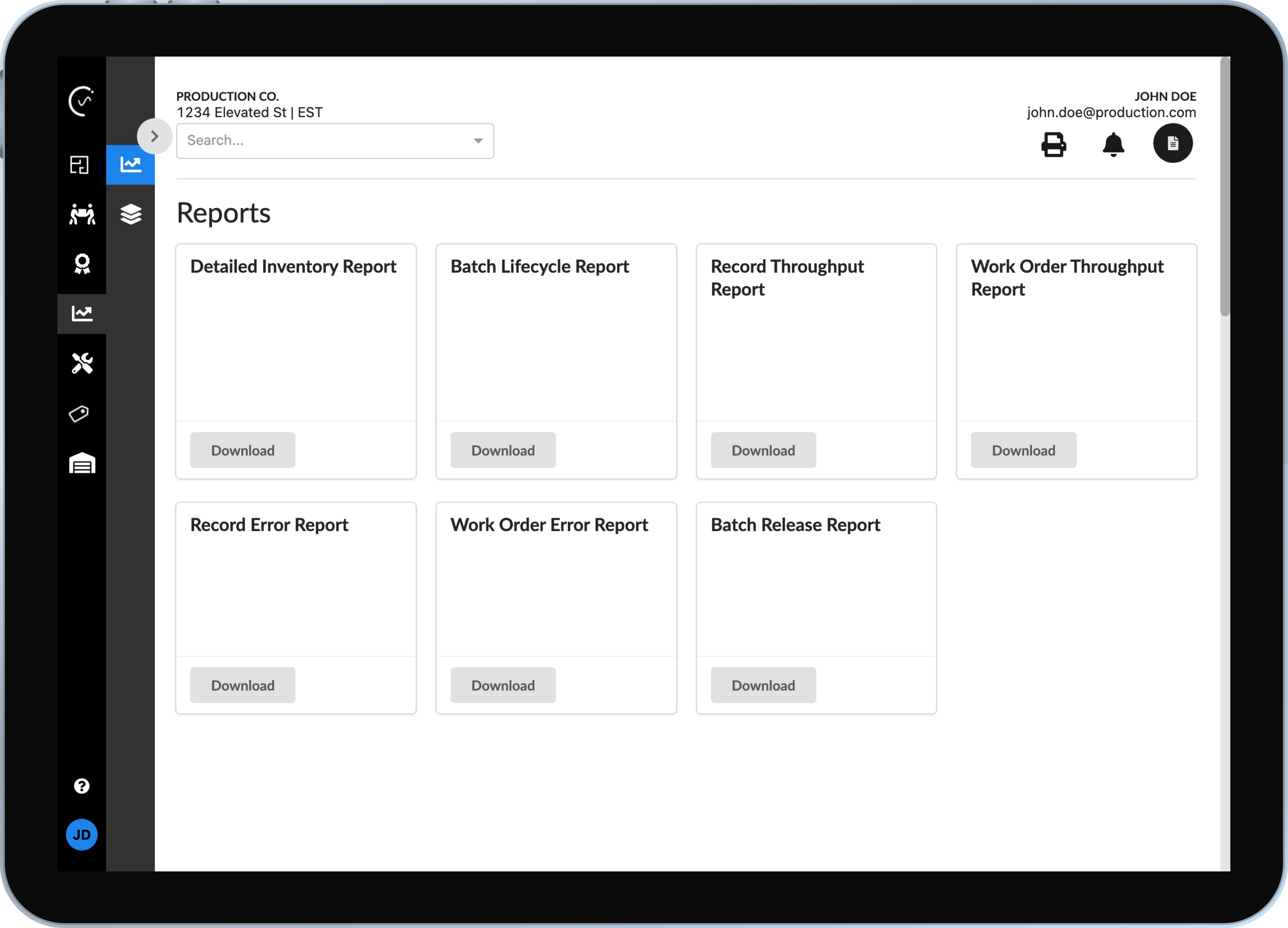 Elevated Signals | Manufacturing Software
