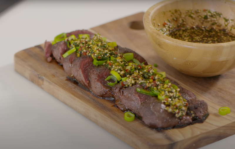 Norsk Hval - Klassisk hvalbiff med hvitløksmør, stekt sopp og parmesan