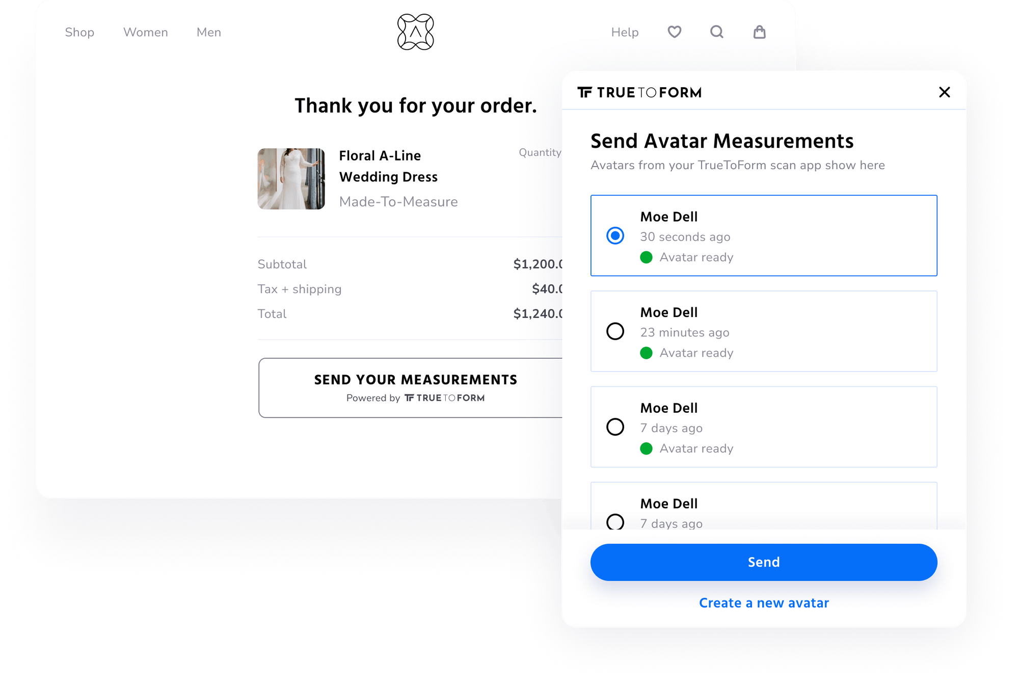 TrueToForm - 3D Body Scan for Measurements