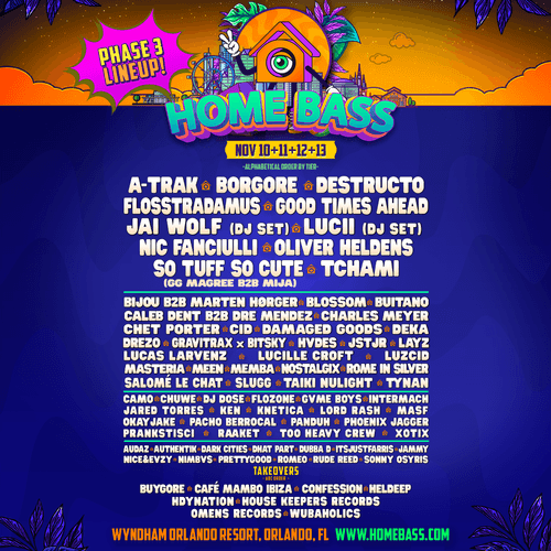 Orlando 2025 Lineup | Home Bass