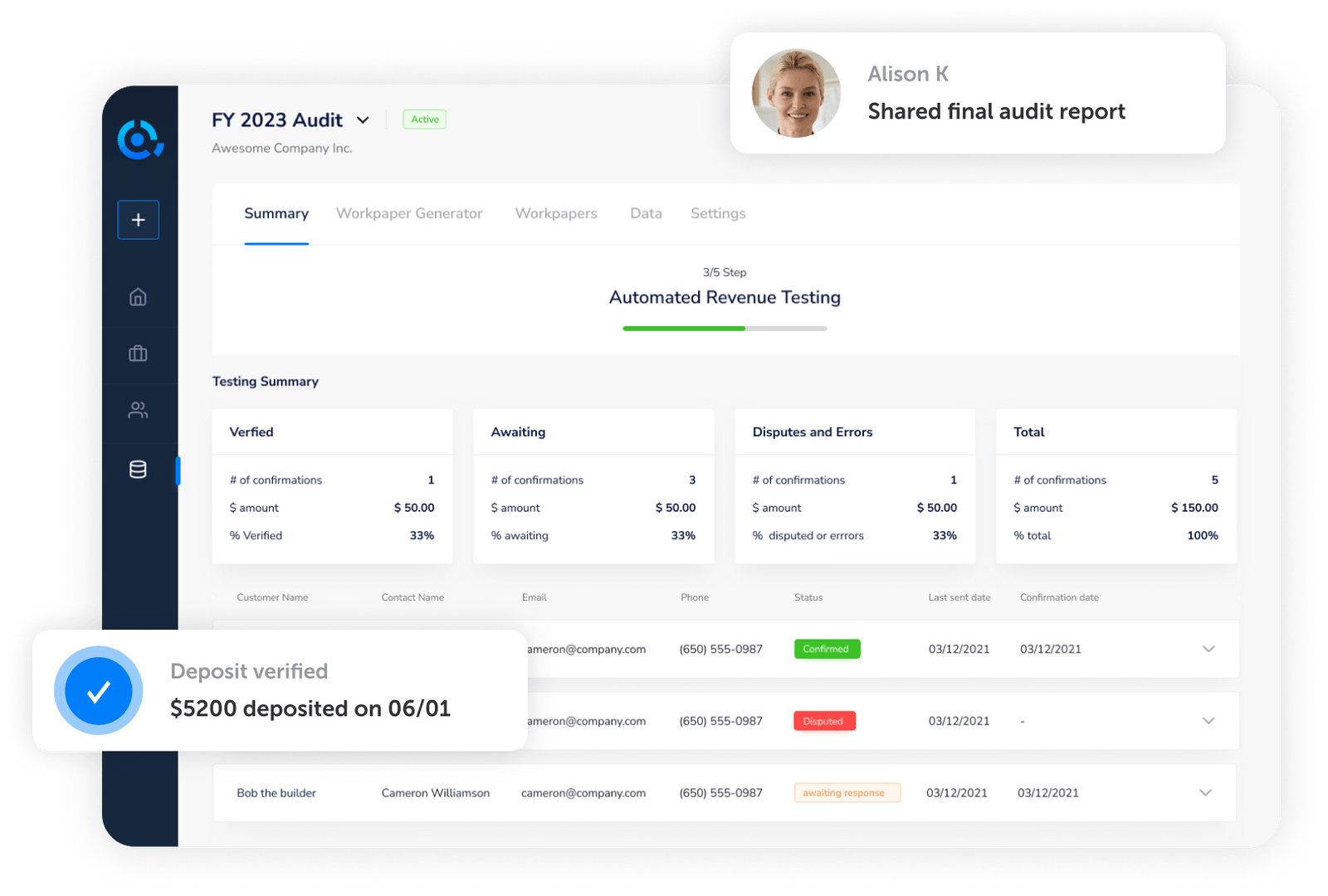 Automate Verifying Accounting Records | Audit Sight