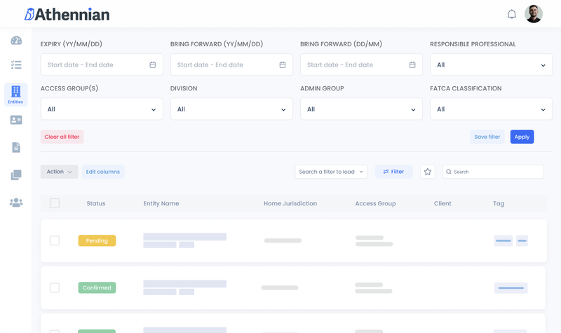Athennian | Unified Entity Management for Global Enterprises