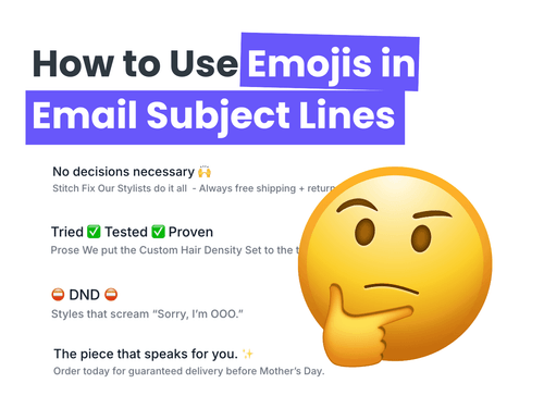 Using Emojis in Email Subject Lines to Boost Opens | Marketing