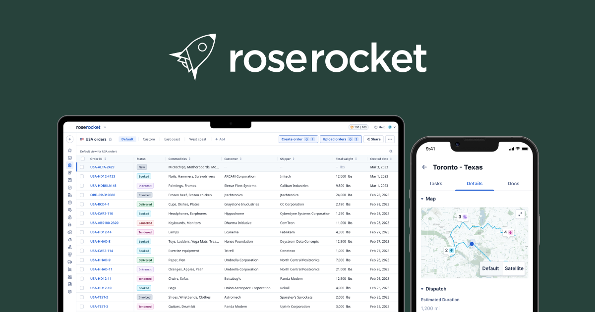Transportation’s First AI-Native Platform | Rose Rocket
