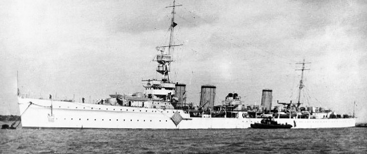 Royal Navy Cruisers: Emerald class: HMS Emerald (D66), HMS Enterprise (D52)