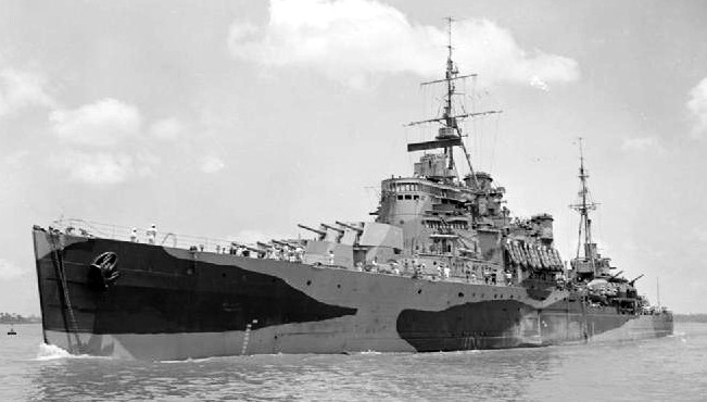 Royal Navy Fiji class Cruisers: HMS Bermuda (52), HMS Fiji (58), HMS ...