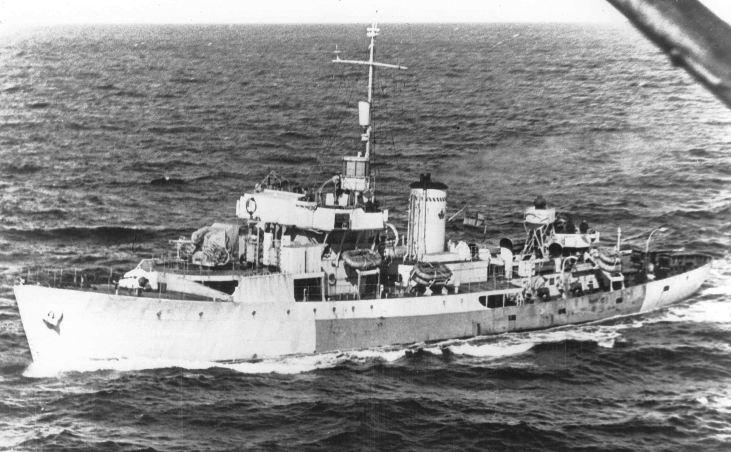 RCN Corvettes (Flower class): HMCS Quesnel (K133), HMCS West York (K369 ...
