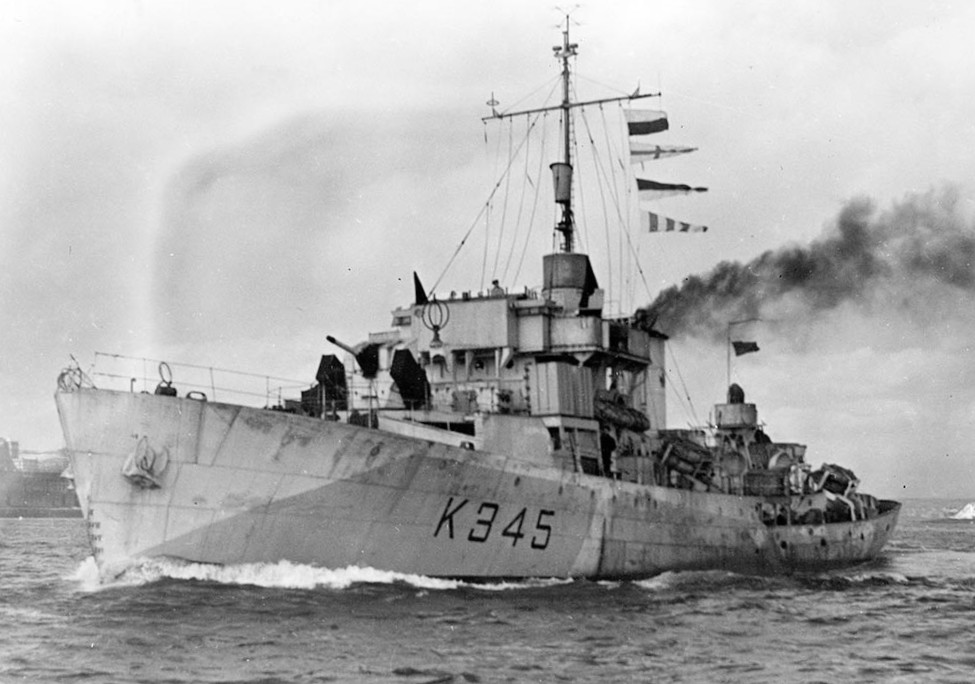 RCN Flower class Corvettes: HMCS Shawinigan (K136), HMCS Shediac (K110 ...