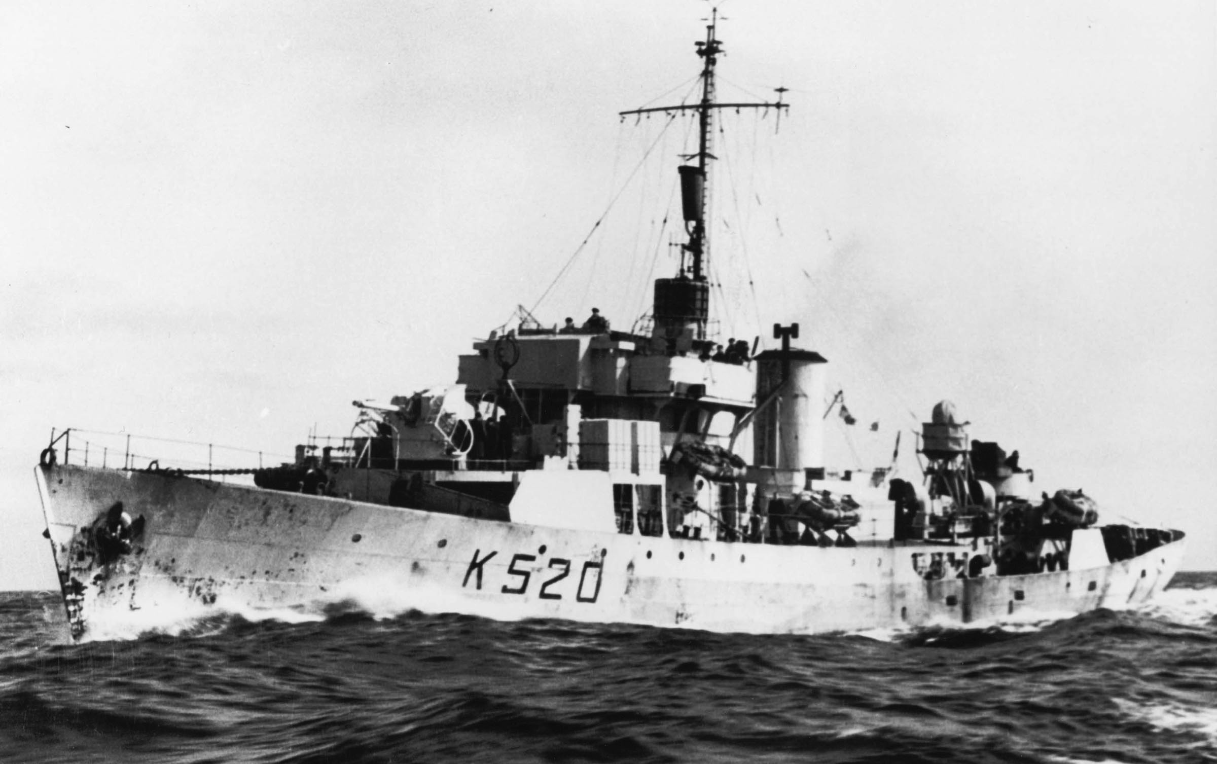 RCN Corvettes (Flower class): HMCS Nanaimo (K101), HMCS Napanee (K118 ...