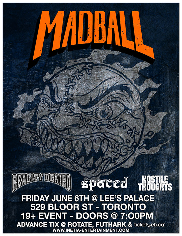 Madball, Reality Denied, Spaced | Lee's Palace