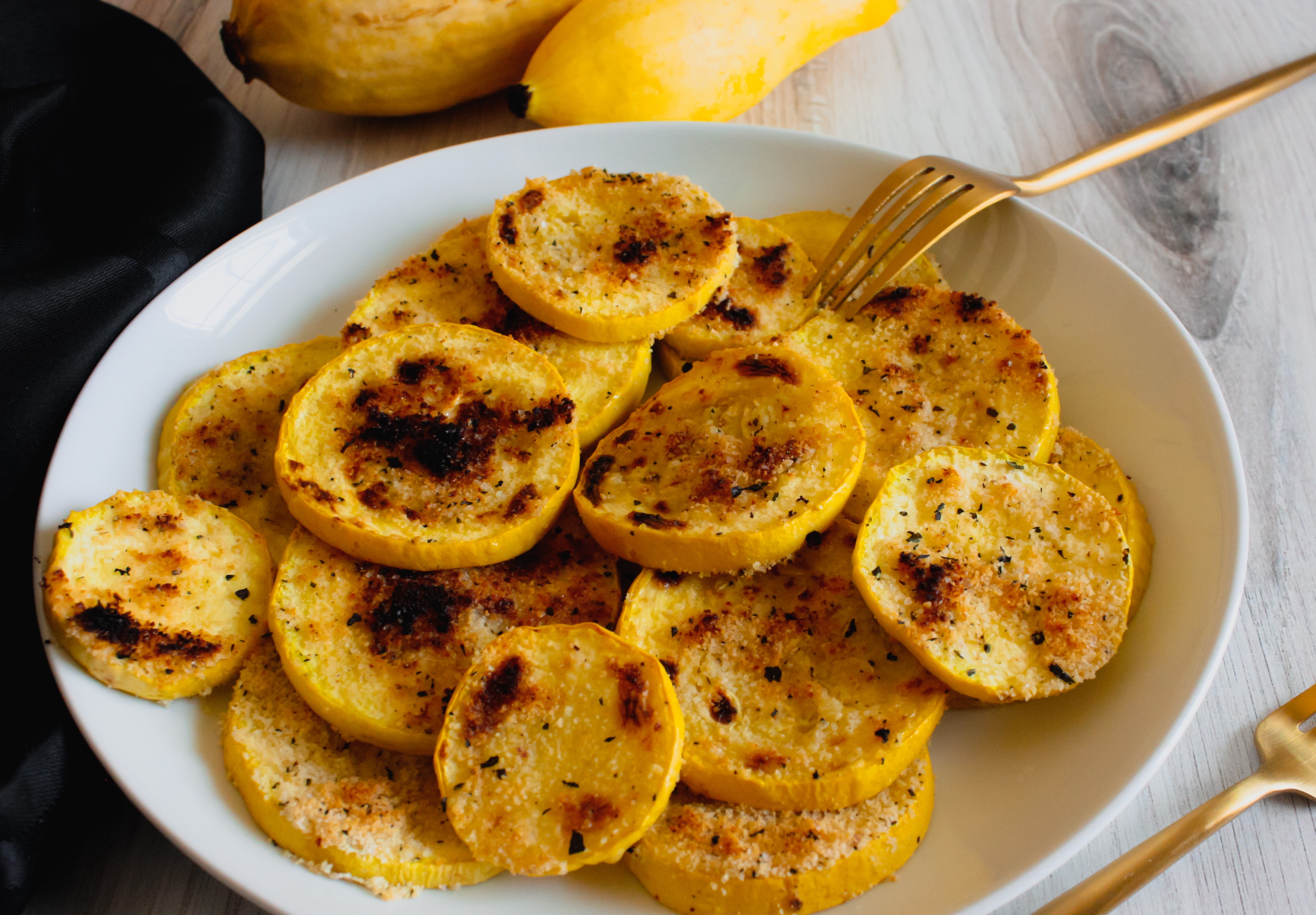 Oven-Roasted Yellow Squash
