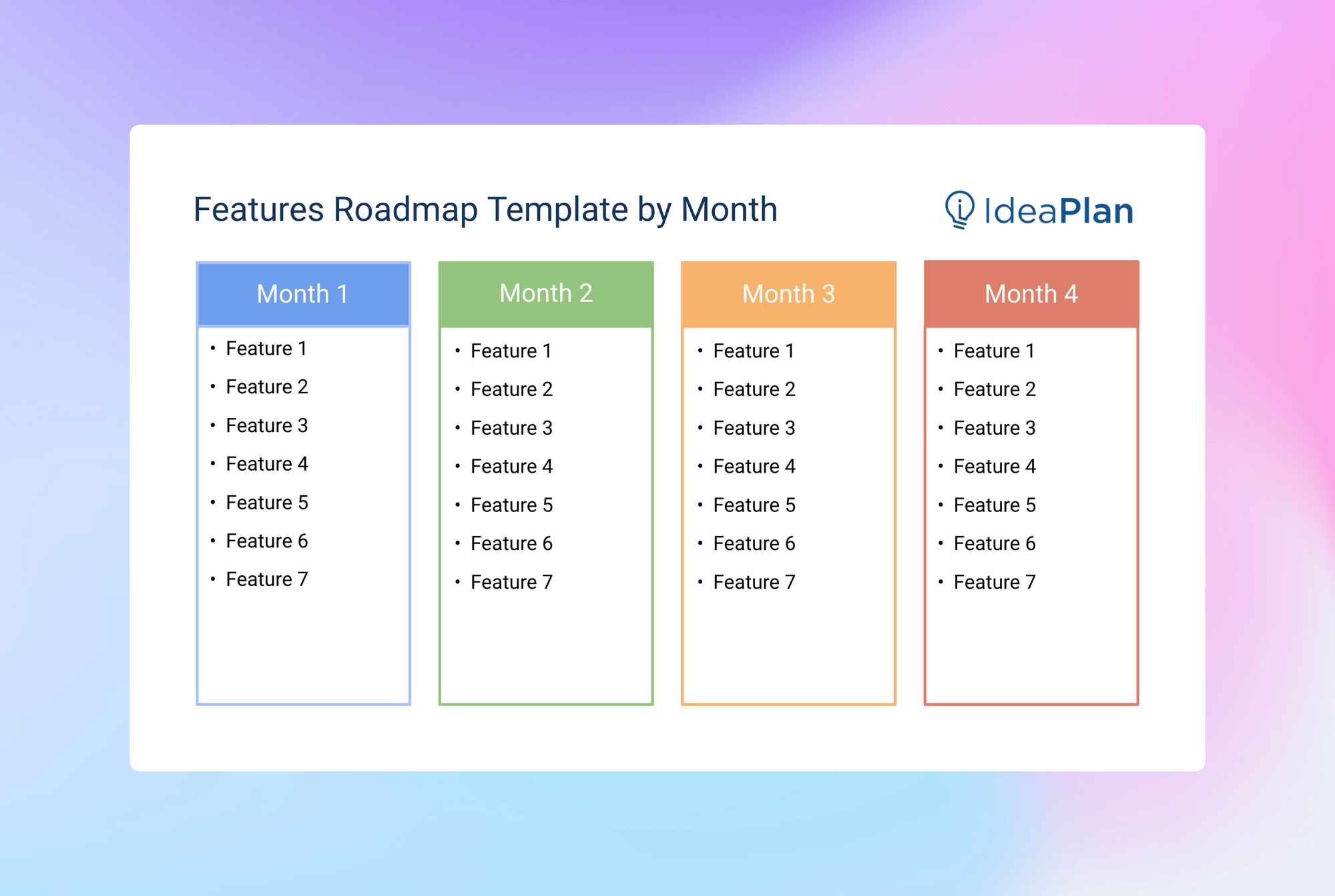 Comprehensive Strategy Roadmap PPT Slide Template (Free Download) | IdeaPlan
