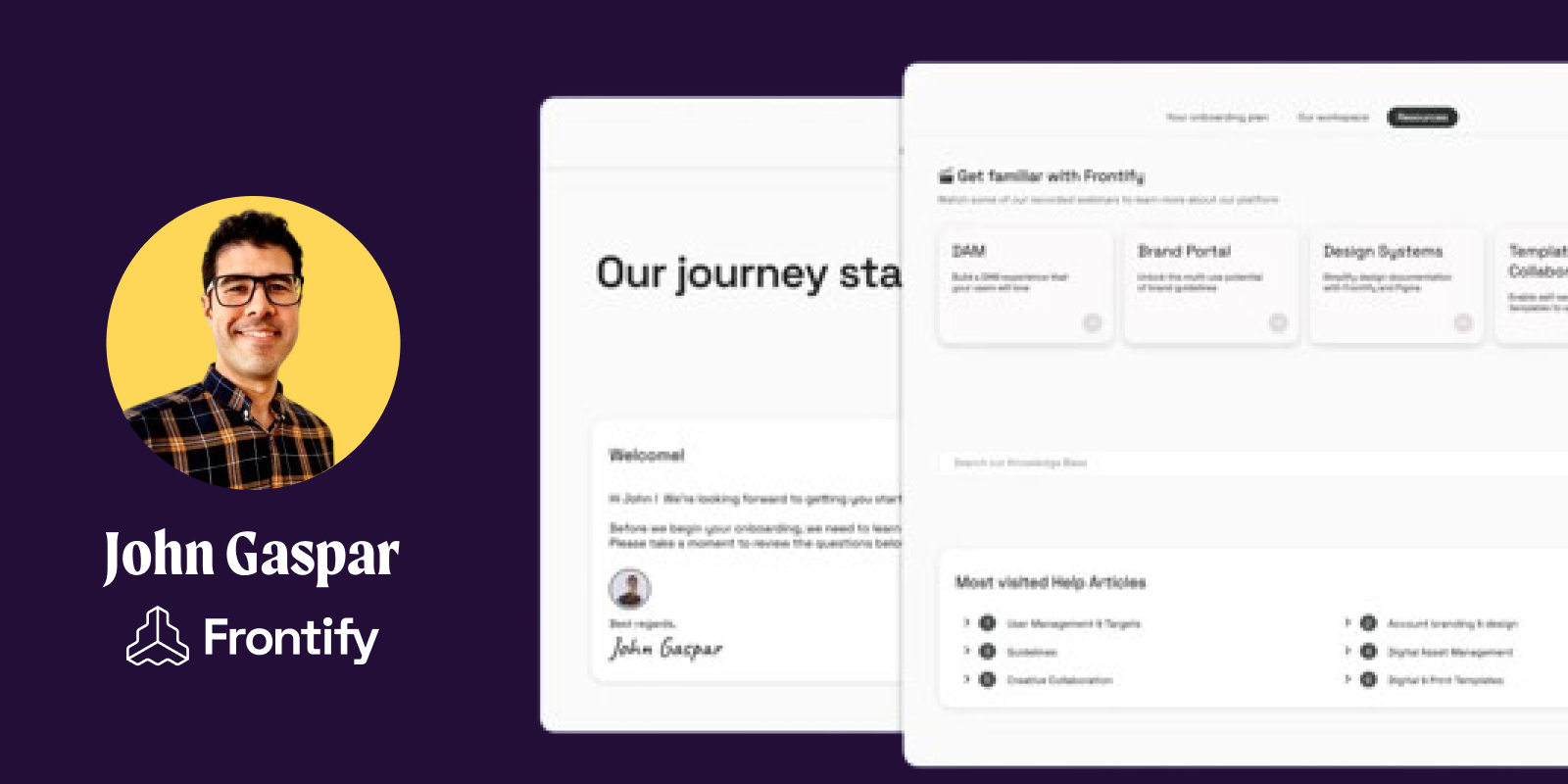 How Frontify created a customer-led experience using a Customer Interface
