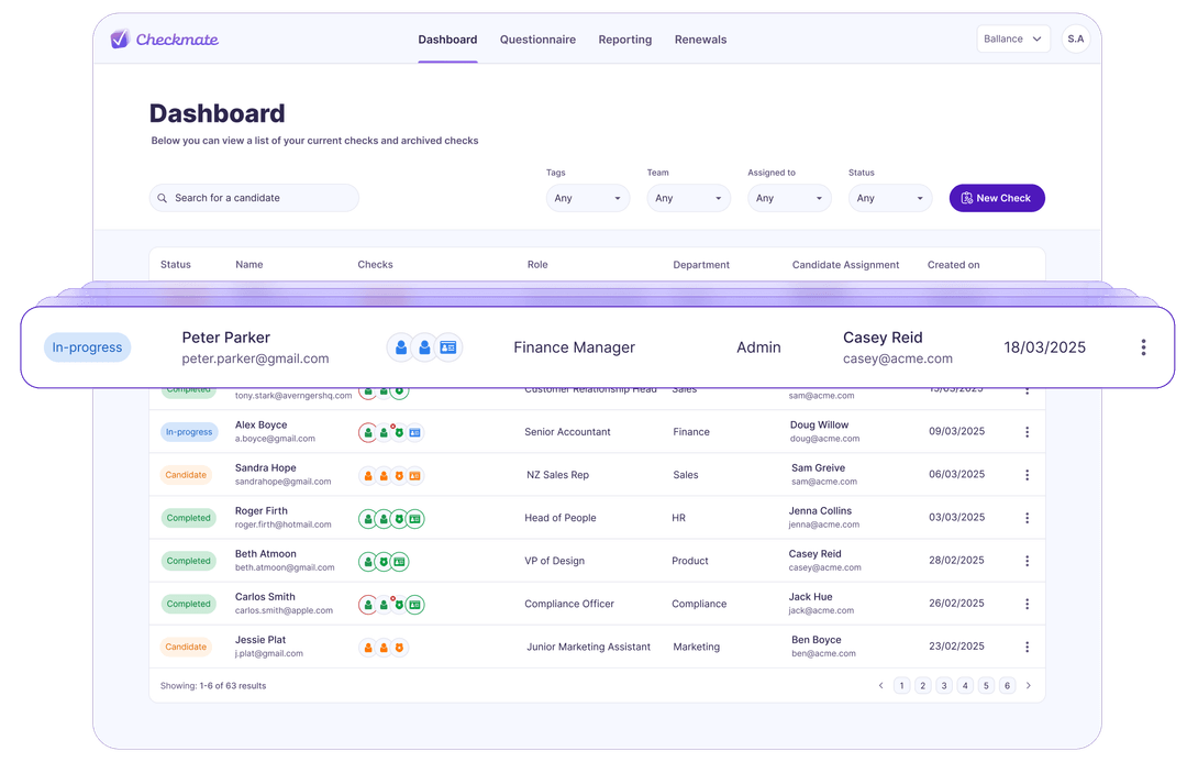 Online Reference Checks Made Simple | Checkmate