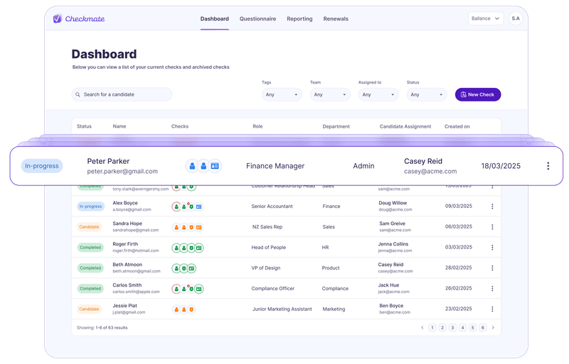 Online Reference Checks Made Simple | Checkmate