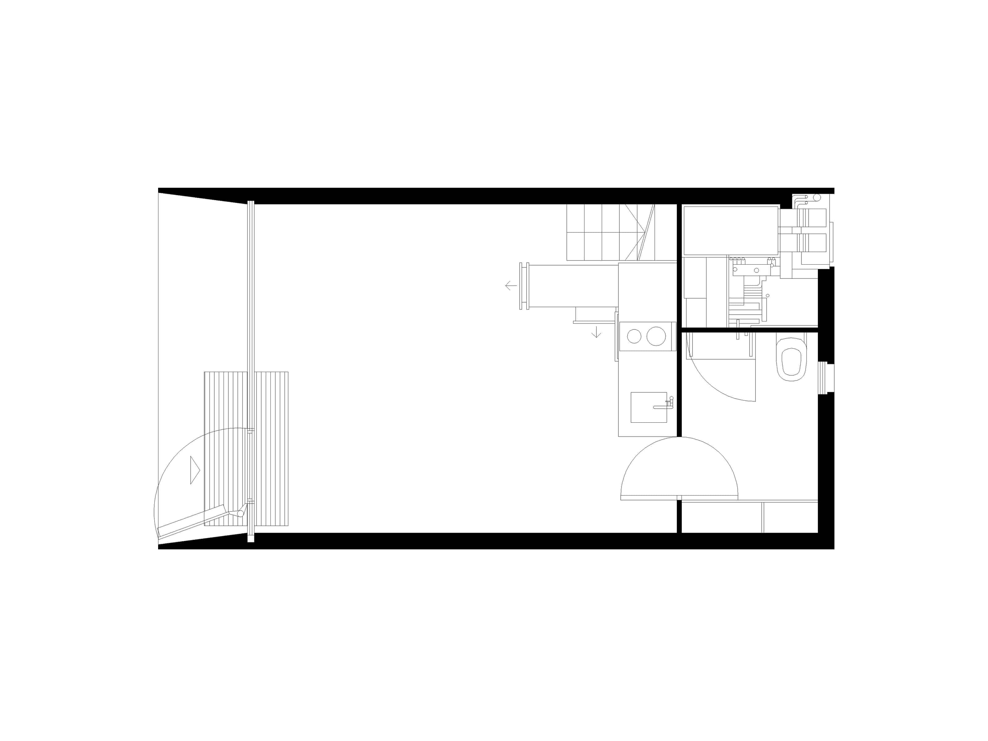 Koda Loft | 310 sf | Studio, 1 Bathroom, Kitchen