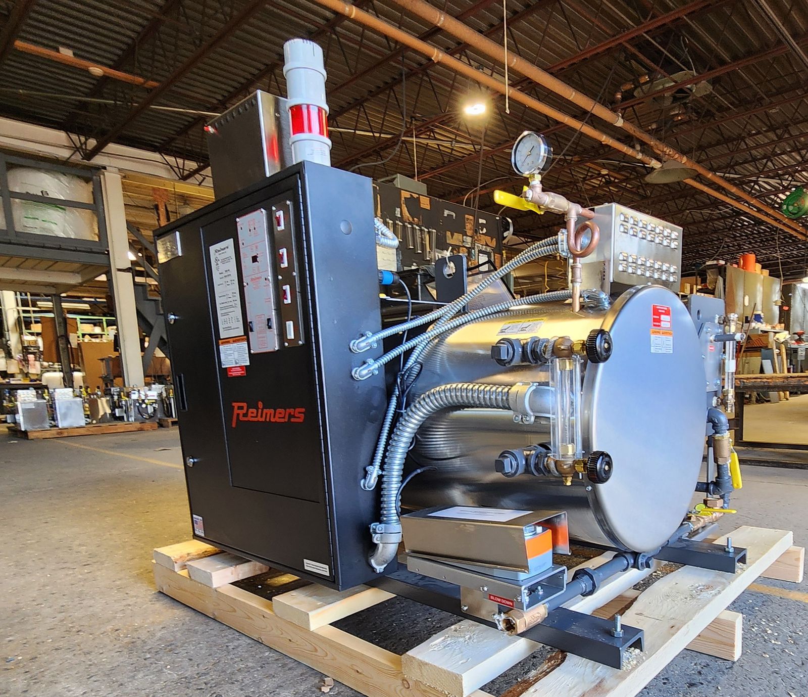Automation on Electric Steam Generators