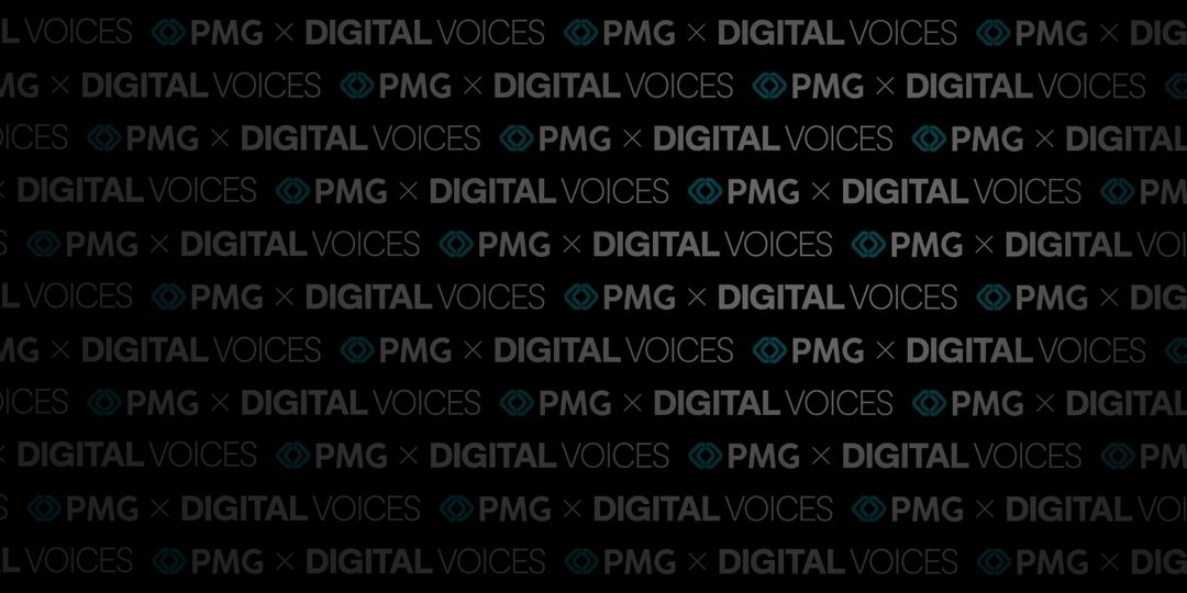 Just in: Digital Voices are now part of PMG