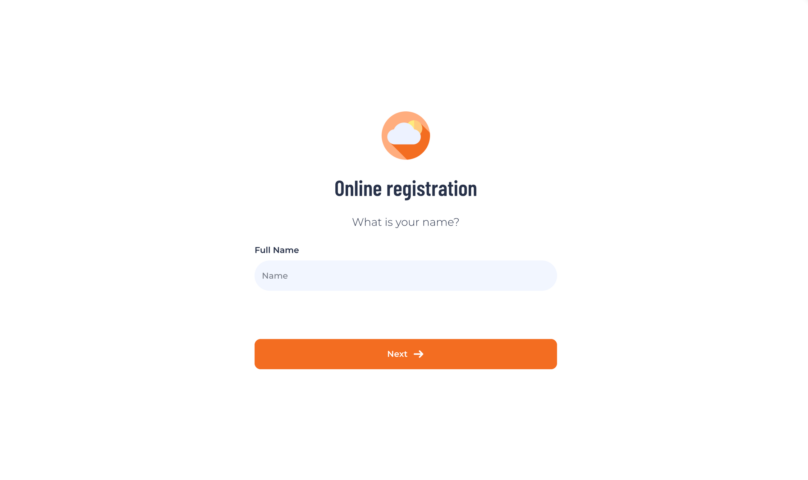 Online Registration Form - Form Template