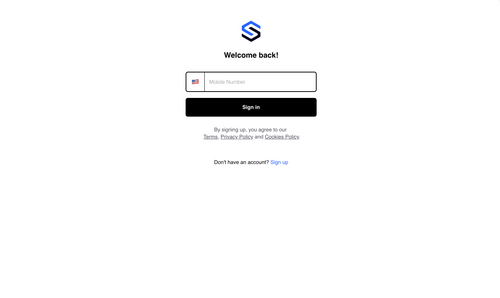 SMS Signup Flow - Form Template