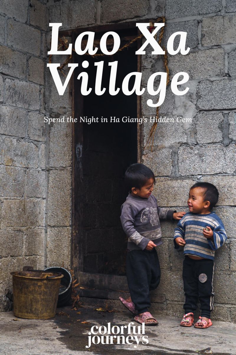 Lao Xa Village in Ha Giang Vietnam