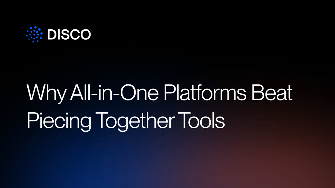 Why All-in-One Platforms Beat Piecing Together Tools