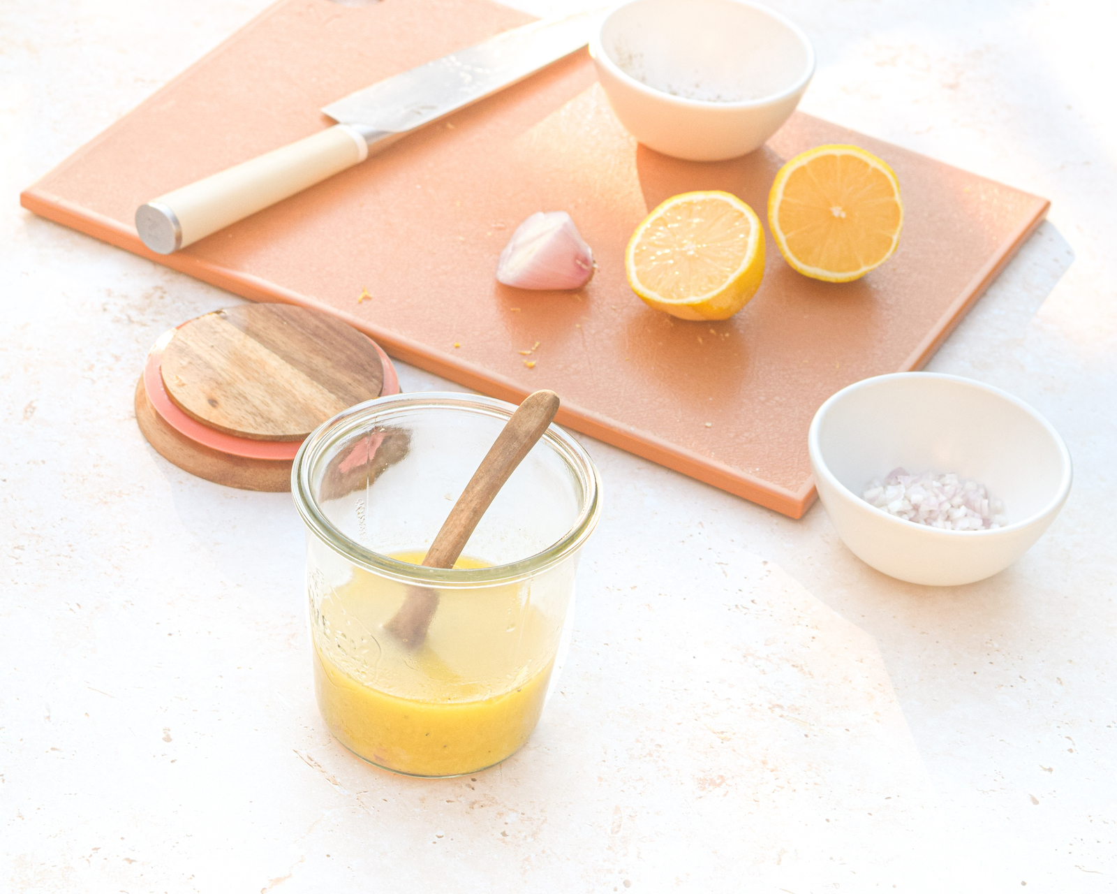 Lemon, Shallot, + Dijon Vinaigrette