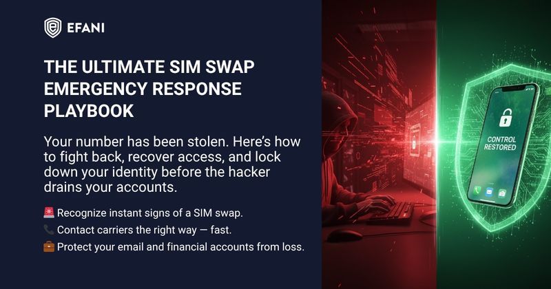 SIM Swap Emergency Response Guide | Recover From SIM Swap Attacks Fast