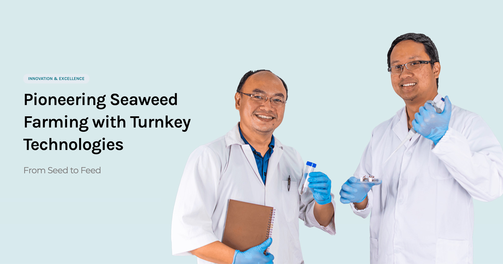 Pioneering Seaweed Farming with Turnkey Technologies