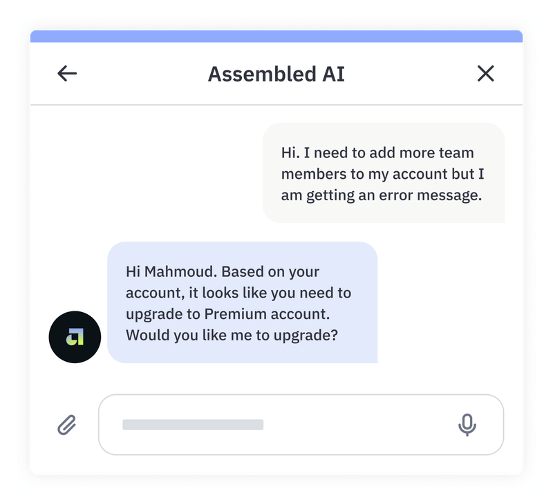 AI Chat Agent for Customer Support and Contact Centers
