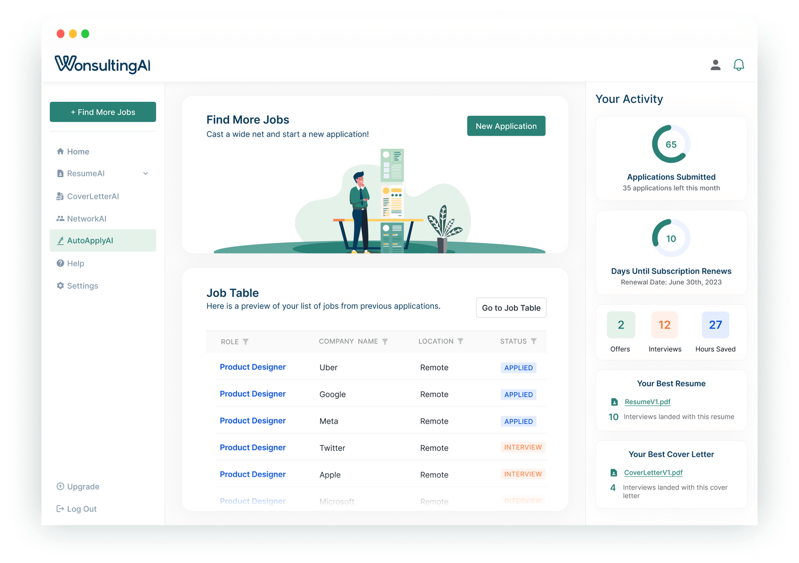 WonsultingAI by Wonsulting - AI for job search