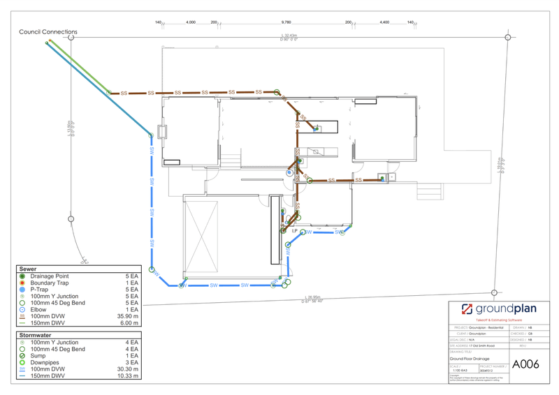 Cloud Based Plumbing Takeoff Software - Groundplan