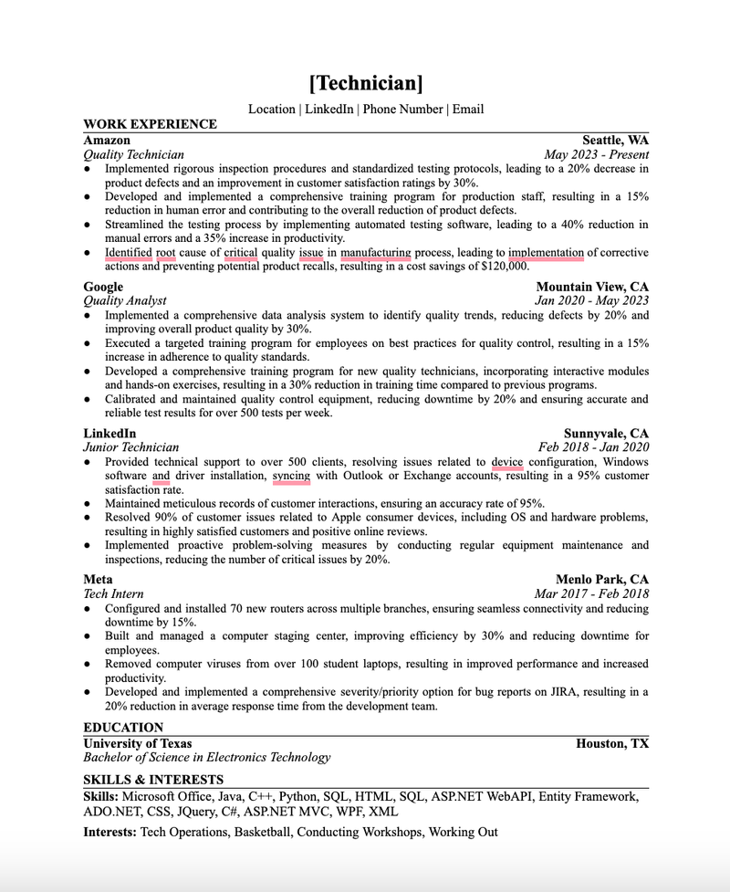 Free Downloadable Resume Templates at Wonsulting