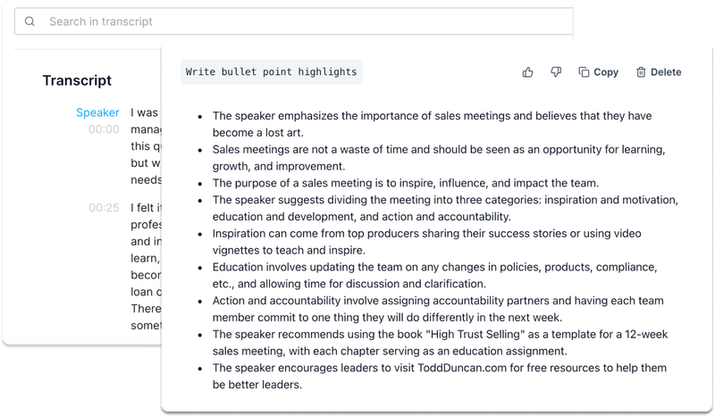 Convert Video to Text with Tactiq's AI