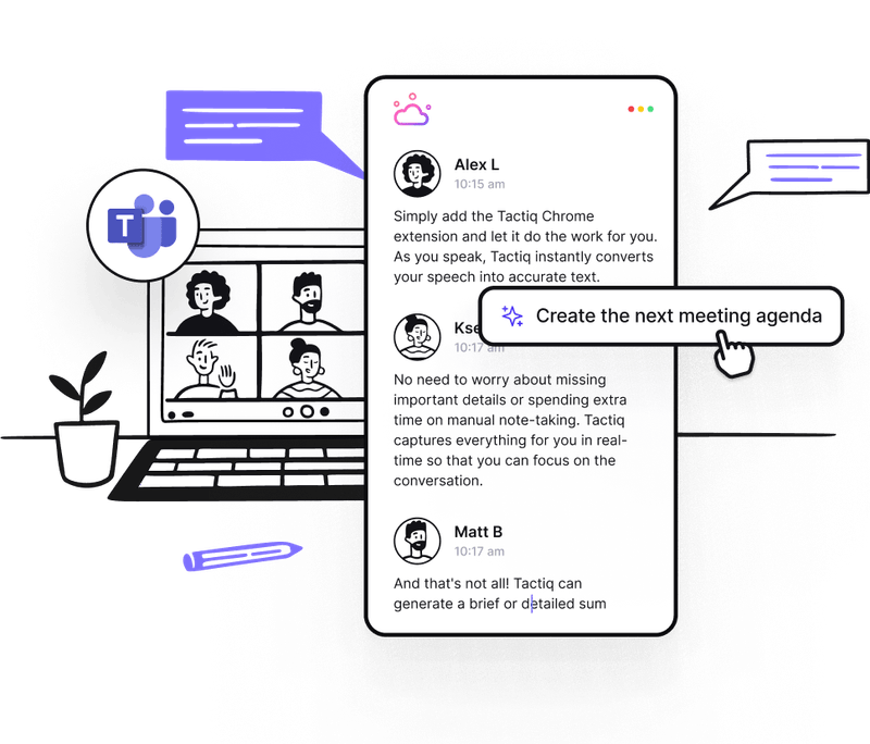 Real-Time Microsoft Teams Meeting Transcriptions with Tactiq