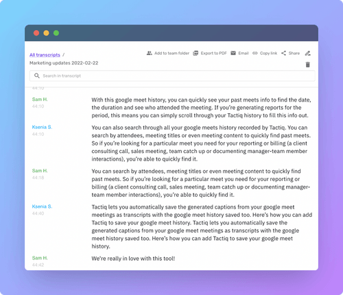 Summarize meetings with ChatGPT