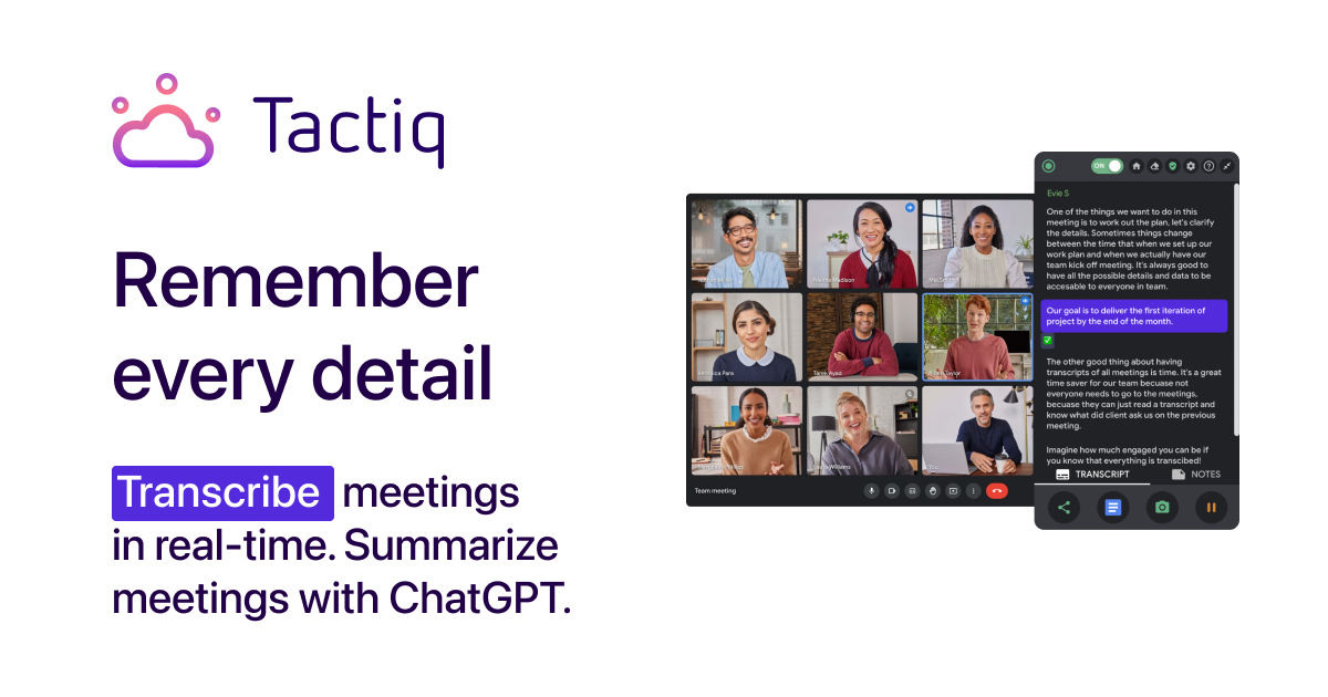 Summarize meetings with ChatGPT