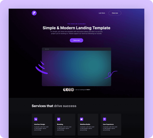 Free Webflow Templates | Flowout