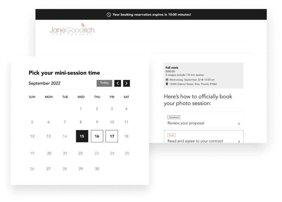 Picsello | Client Booking