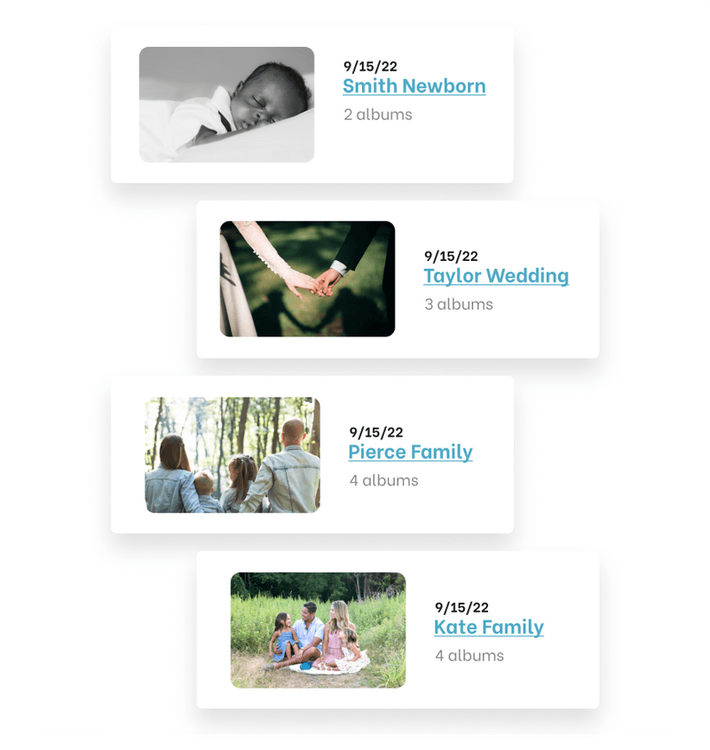 Gorgeous Client Galleries | Professional Photographer Client Galleries ...